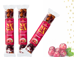 Nuga Almond and Cranberries Luxury Nougat Bar Australia | Tara's Candy ...