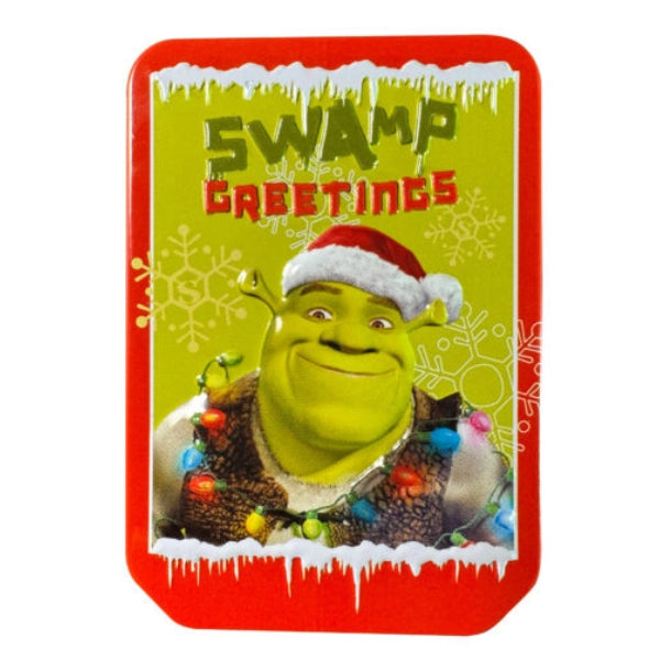 Shrek the Halls Swamp Greetings Tin Australia | Tara's Candy Bar ...