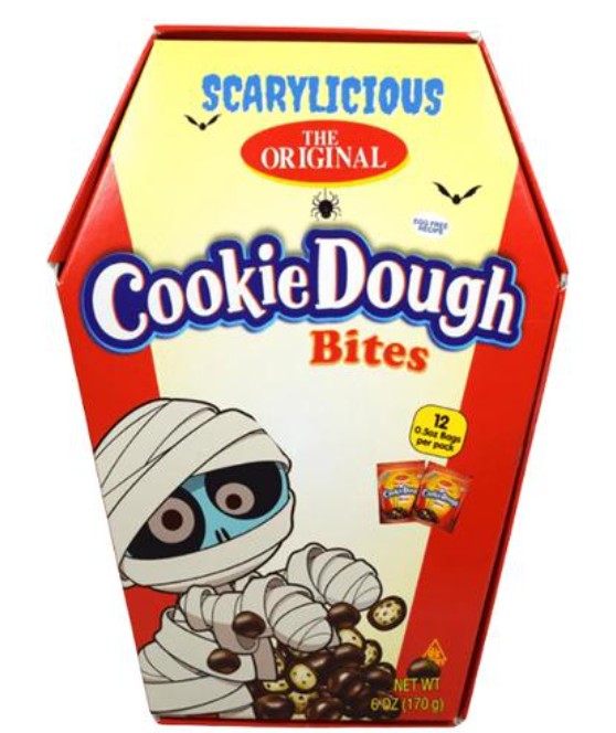 Chocolate Chip Cookie Dough Bites Coffin Halloween Australia | Tara's ...